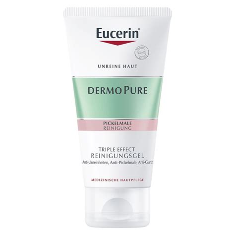 B Eucerin Dermopure Triple Effect Reinigungsgel 75 Ml Shop Apotheke