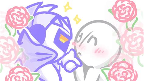 Meta Knight Og Kirby Kiss