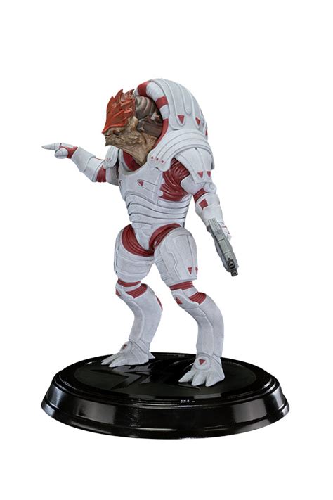 Mass Effect Urdnot Wrex Pvc Statue Phoenix Armour Variant Official Bioware Gear Store
