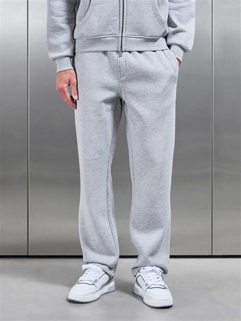 Essential Straight Leg Jogger In Marl Grey Arne Uk