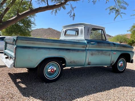 1966 Chevrolet C 10 Pickup Green Rwd Manual For Sale