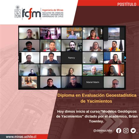 Diploma en Evaluación Geoestadística de Yacimientos Departamento de Ingeniería de Minas FCFM