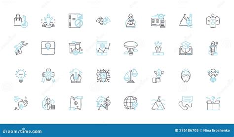 Strategy Formulation Linear Icons Set Analysis Planning Tactics