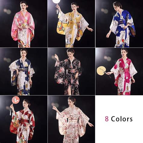 Ready Stock In Malaysia Retro Japanese Traditional Yukata Cosplay