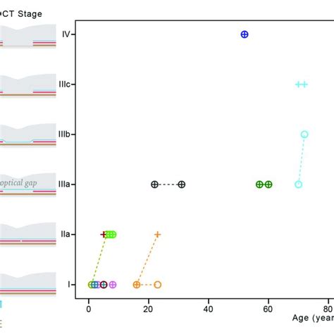Oct Features In Relation To Age Chart Showing Oct Features In Relation