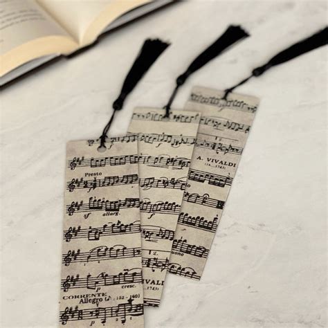 Music Bookmark Etsy