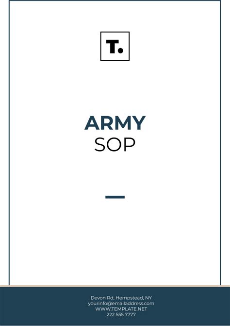 Free Equipment Sop Template To Edit Online