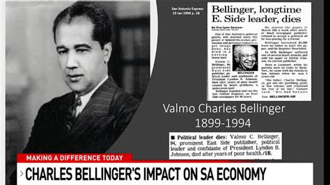 Honoring Charles Bellinger The East Side Businessman Who Shaped San