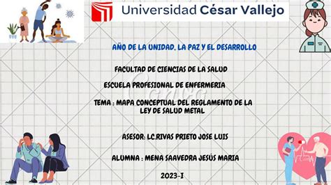 Mapa Conceptual Del Reglamento De La Ley De Salud Mental Jesus Maria