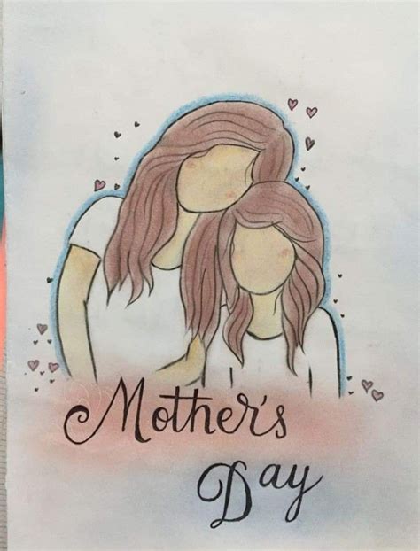 Pin By Rona Maryoma On عيد الام Easy Drawings Mothers Day Drawings