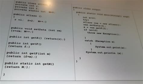 Solved Public Class Sci Private Int Private Int Private