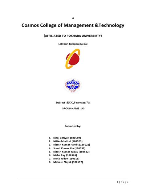 Report For Rcc Practical Final Pdf Fracture Concrete