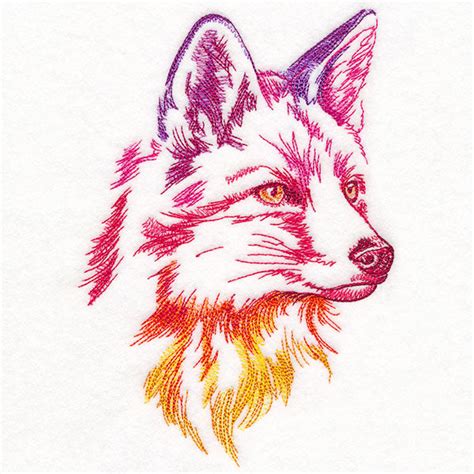 Rainbow Fox Urban Threads