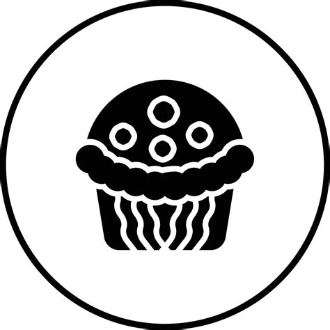 Muffin Vector Icon 38131301 Vector Art At Vecteezy