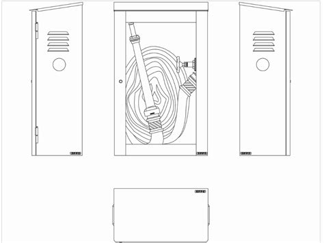 Wall Fire Hydrant In Autocad Cad Download 53 Kb Bibliocad