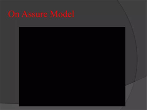 Assure Model Ict In Teaching Pptx