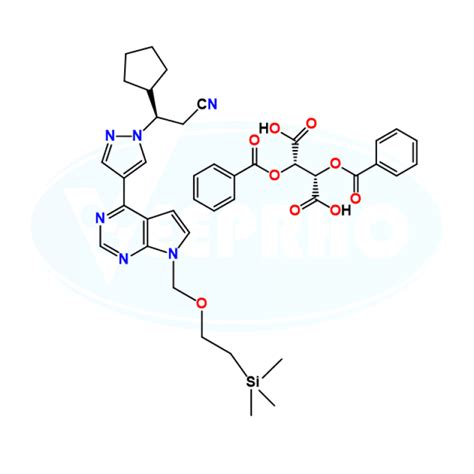 Ruxolitinib Dibenzoyl Sem Pyrimidine Impurity Veeprho