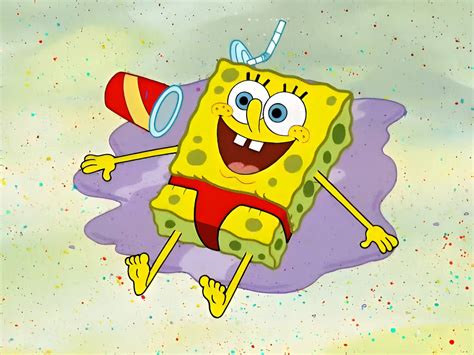 Spongebob With Red Speedo Lying Down I By Sergibluebird16 On Deviantart