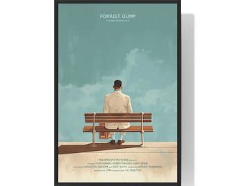 Forrest Gump Movie Poster Digital Poster Download Replica Poster