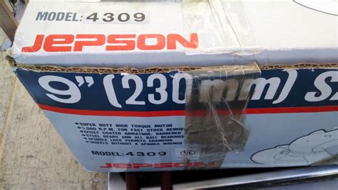 Jepson Model 4309 9 Disc Grinder New