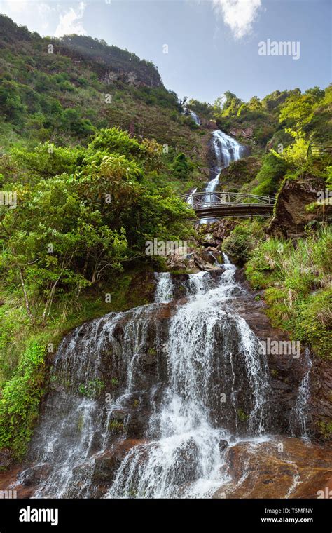 Thac Bac Known As The Silver Waterfall Sapa Located In The San Sai Ho