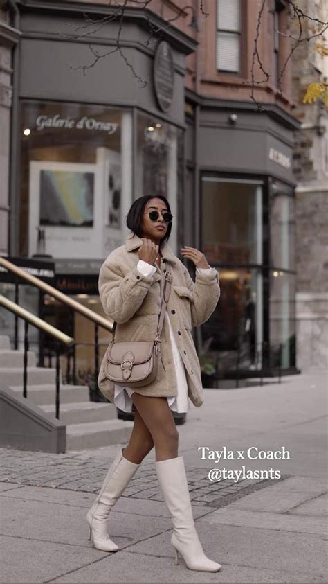 Tayla X Coach Taylasnts Urban Chic Fashion Winter Fashion Outfits