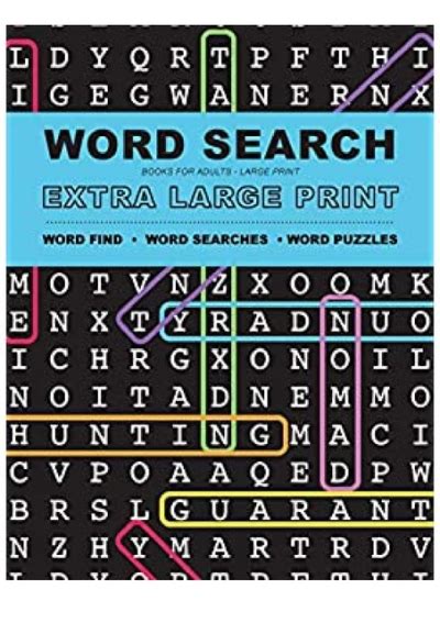 Read Pdf Word Search Books For Adults Extra Large Print Word Find