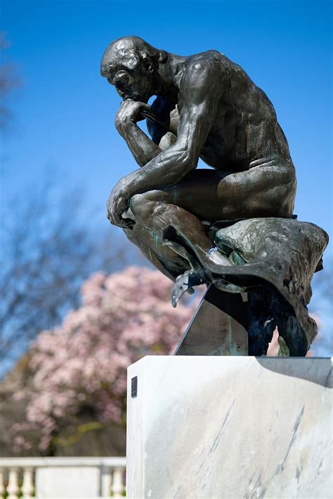 Thinker Statue Wallpaper