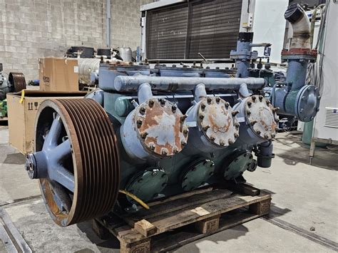 Used Grasso Rc 911 Reciprocating Compressor On Freon Type R502 Hos Bv