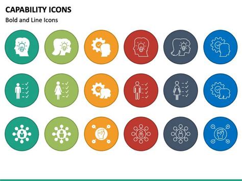 Capability Icons For Powerpoint Presentation Design