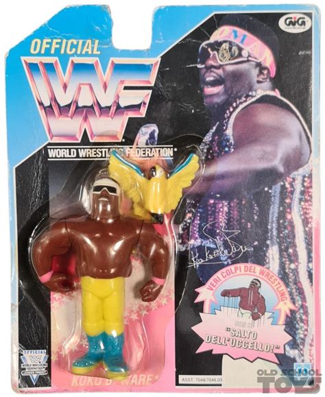 Koko B Ware Wwf Hasbro Op Kaart Old School Toys
