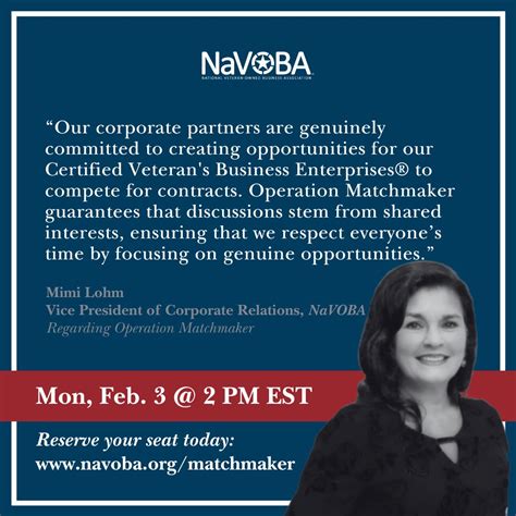 Navoba Logo The National Veteran Owned Business Association Navoba