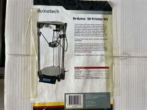 Duinotech Ardvino 3d Printer Kit Tvaa Pty Ltd T A Tomkins Valuers And Auctioneers
