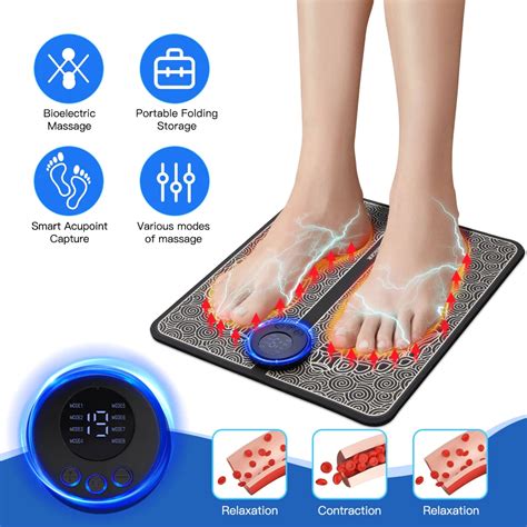 Ems Foot Thigh Massager Pad Leccio Small Improvements In Life