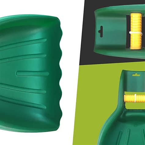 Pegdev Pdl 32 Tooth Polypropylene Landscape Rake With Leaf Scoop Grab Hands Efficient