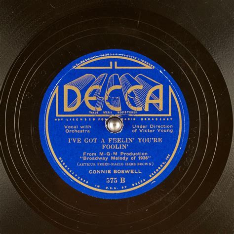 Ive Got A Feelin Youre Foolin Connie Boswell Free Download
