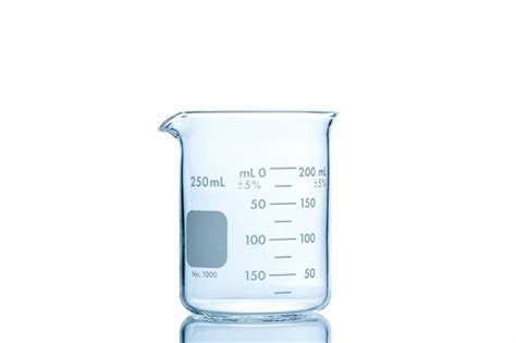 Premium Photo Measuring Beaker Isolated On A White Background
