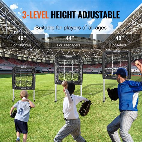 Vevor 9 Hole Baseball Net 28x27 Softball Baseball Training Equipment