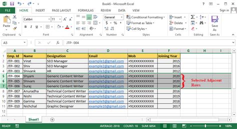 Excel Delete Row Shortcut Easy Excel Tips Excel Tutorial Free