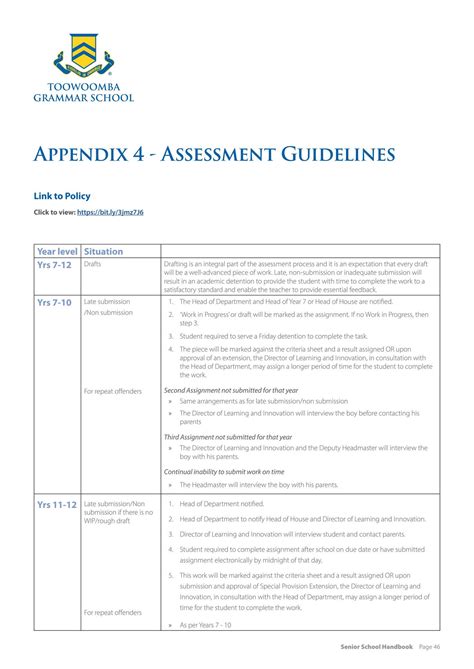 Tgs School Handbook Senior School By Toowoombagrammarschool Issuu