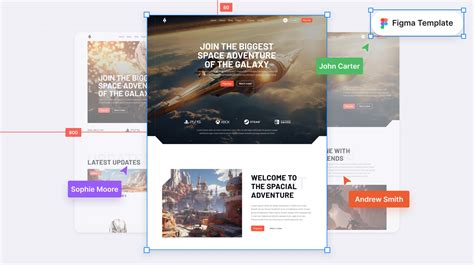 Player X Gaming Figma Template Free Figma Resource Figma Elements