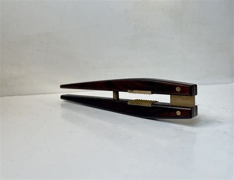 Danish Midcentury Nutcracker In Rosewood And Brass By Poul Knudsen