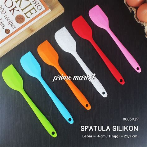 Jual Spatula Kue Silikon Ukuran Sedang Food Grade Spatula Pengaduk