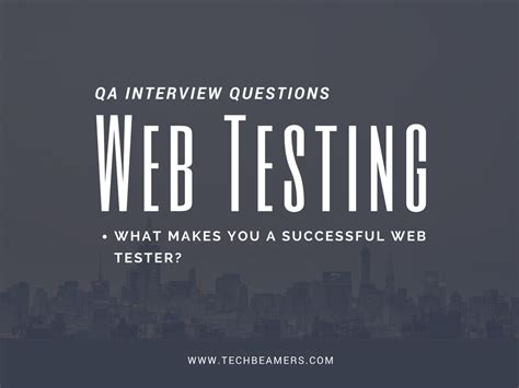 Web Testing Interview Questions And Answers Techbeamers