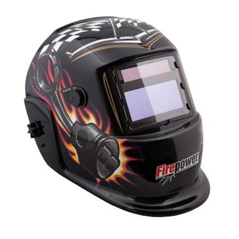 Firepower Auto Darkening Welding Helmet W Plug And Piston Design