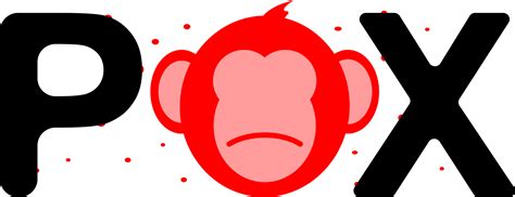 Pox Text With Monkey Head Icon And Spreading Effect 12447136 Png