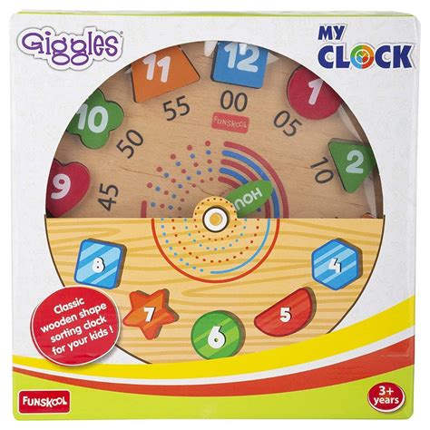 Buy Funskool Giggles My Clock Shape Sorting Clock Puzzle For 3 Years And Above Online At Best