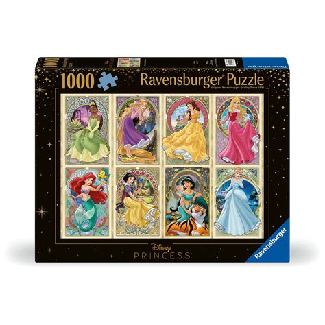 Ravensburger Puzzle 12000497 Nouveau Art Prinzessinnen 1000 Teile