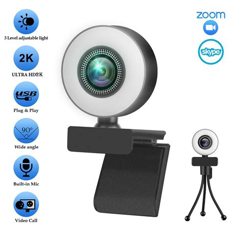 Computer Usb Webcam 1080p 2k 4k Web Camera Autofoc Grandado