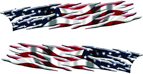 Usa Flag Vinyl Vehicle Auto Wrap Boat Car Truck Graphics Decals Race